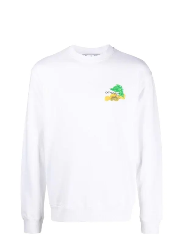 Off-White Brush Arrow Sweatshirt - White