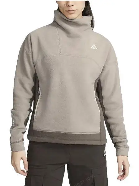 Nike Fleece Top - Grey/brown