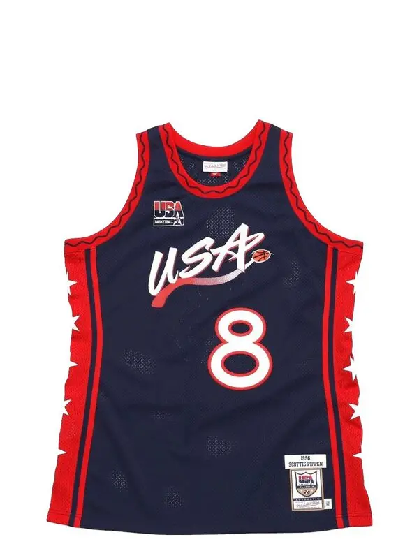 Mitchell & Ness Team Usa 1996-97 Scottie Pippen #8 Basketball Jersey - Navy