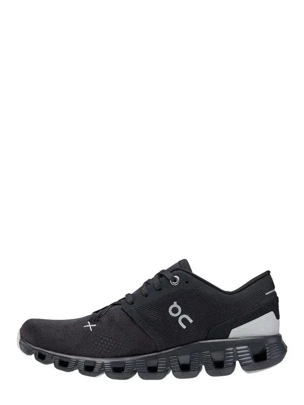 On Cloud X 3 Athletic Sneakers - Black