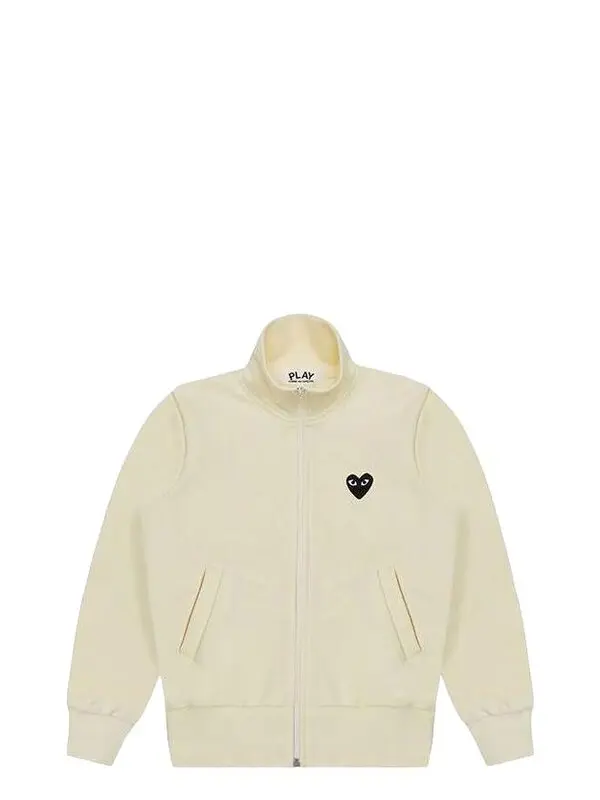 Play Comme Des Garcon Big Heart Track Jacket - White