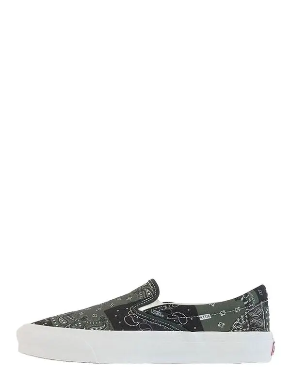 VANS Kith X Vault Og Classic Slip-on Lx 'bandana Scarab - Green