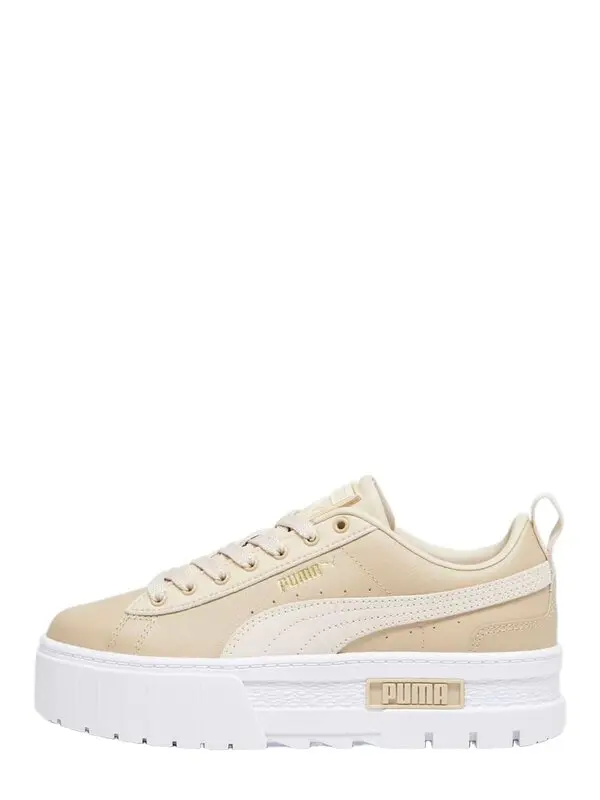 PUMA Mayze Platform Sneakers - Beige/white