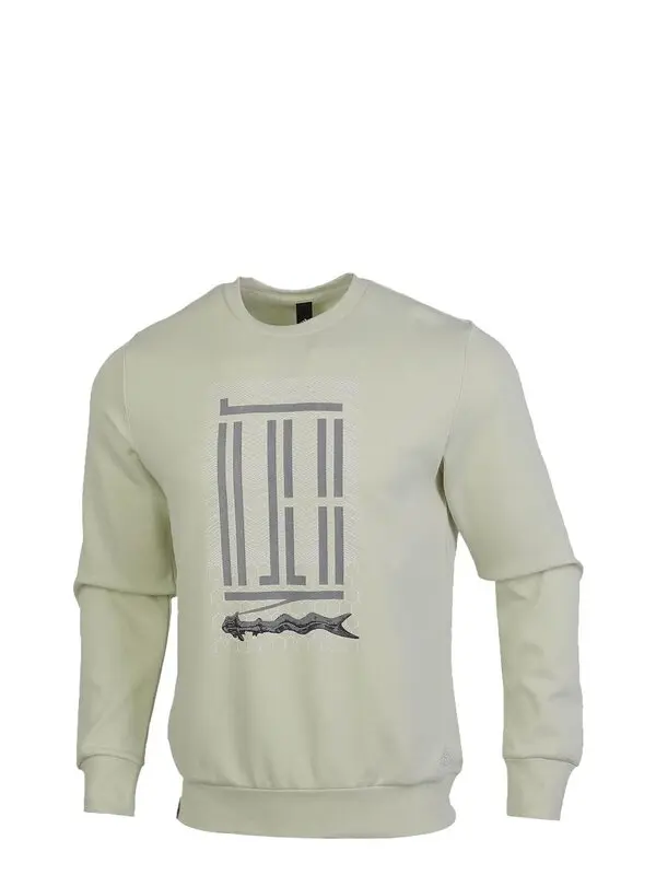 Adidas Athleisure Casual Sports Pullover - Yellow