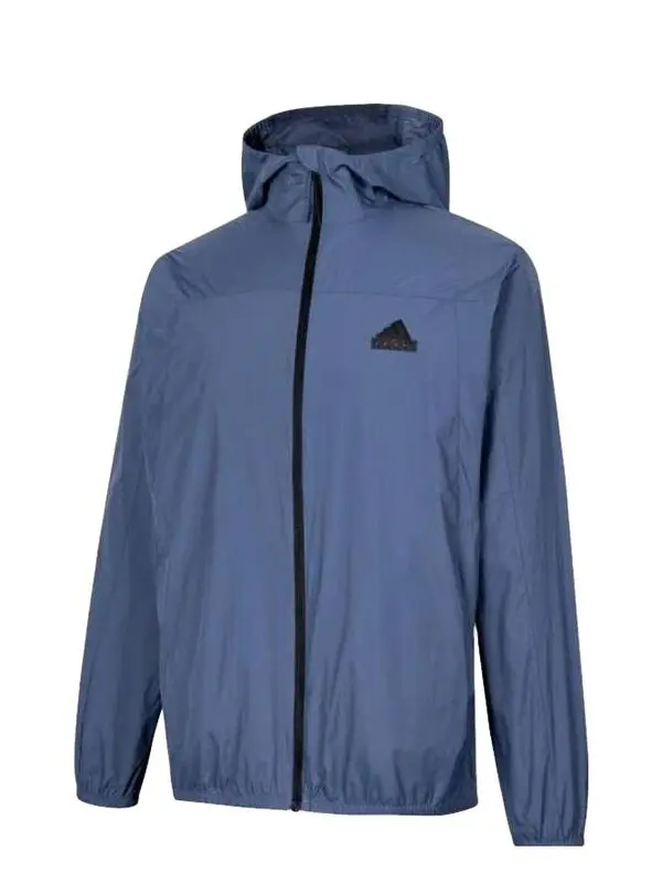 Adidas Full-zip Hoody Jacket - Blue
