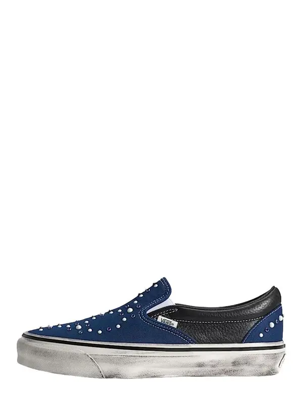 VANS Premium Classic Slip-on Embellished - Indigo Blue/black