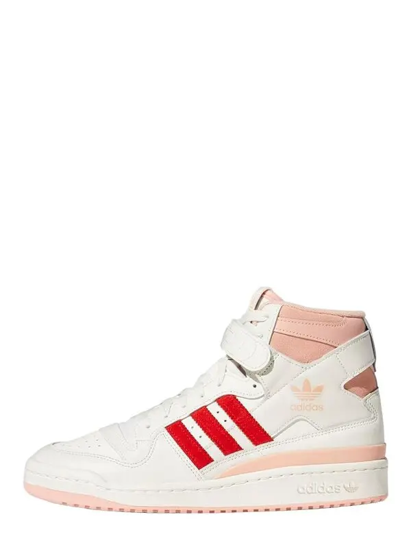 Adidas Originals Forum 84 Hi Shoes - Creamwhite/pink