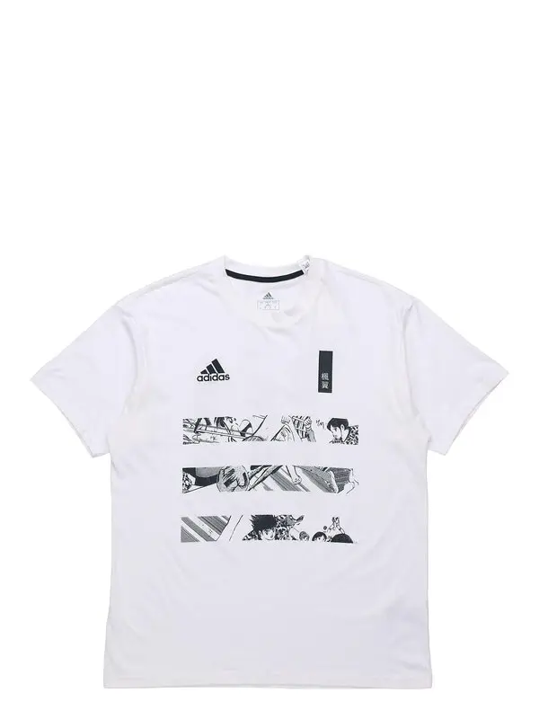 Adidas Captsuba Tee Casual Sports Short Sleeve - White