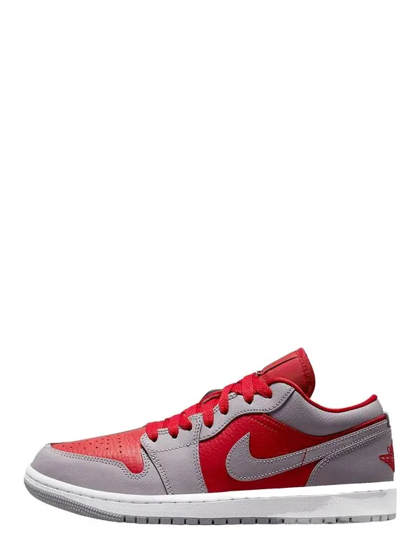 JORDAN 1 Low Se 'split Gym Red Cement Grey - Red/gray