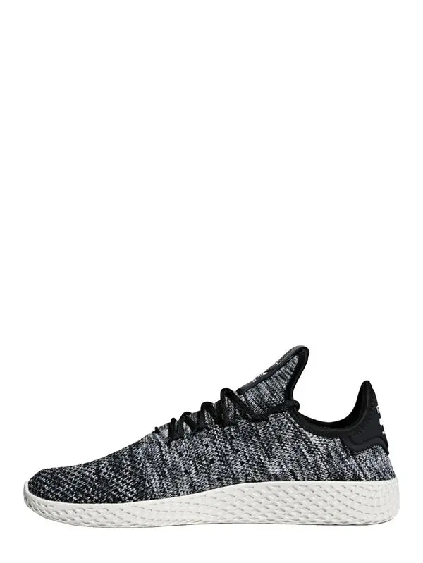 Adidas Pharrell X Tennis Hu Primeknit 'oreo' Sneakers - Black/white