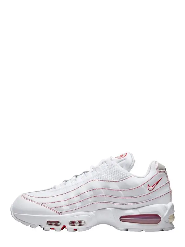 Nike Max 95 Og "big Bubble" Sneakers - White/university Red/wolf Grey