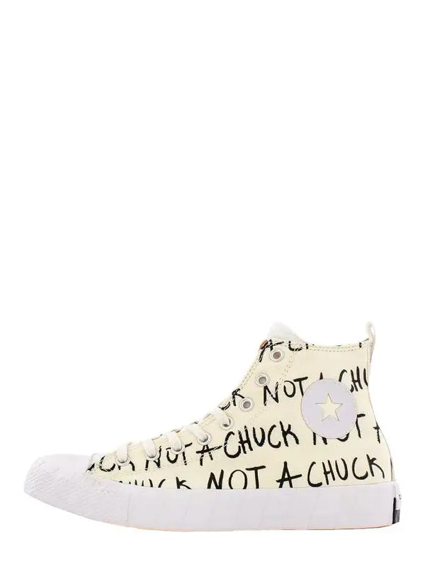 CONVERSE Unt1tl3d Hi "not A Chuck" Lace-up High Top Sneakers - White/pink/black