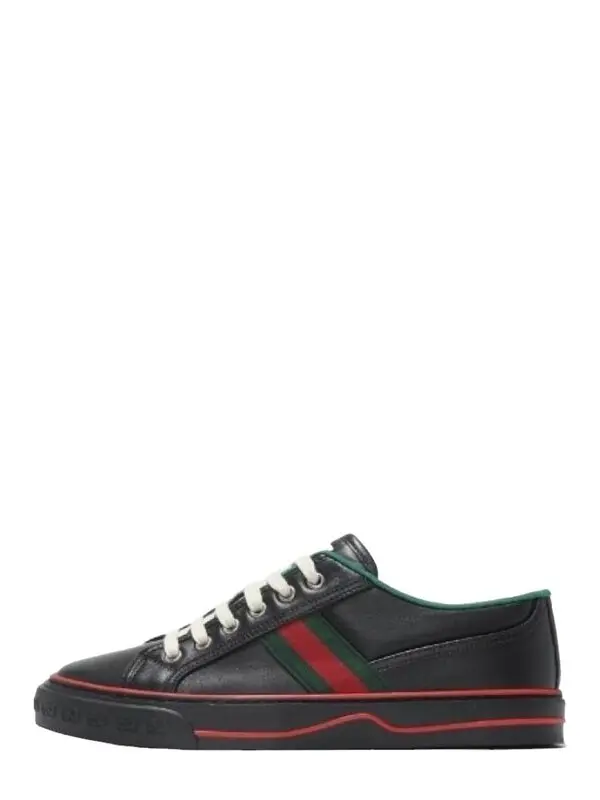 Gucci Tennis 1977 Low Top Sneakers - Black/green/red