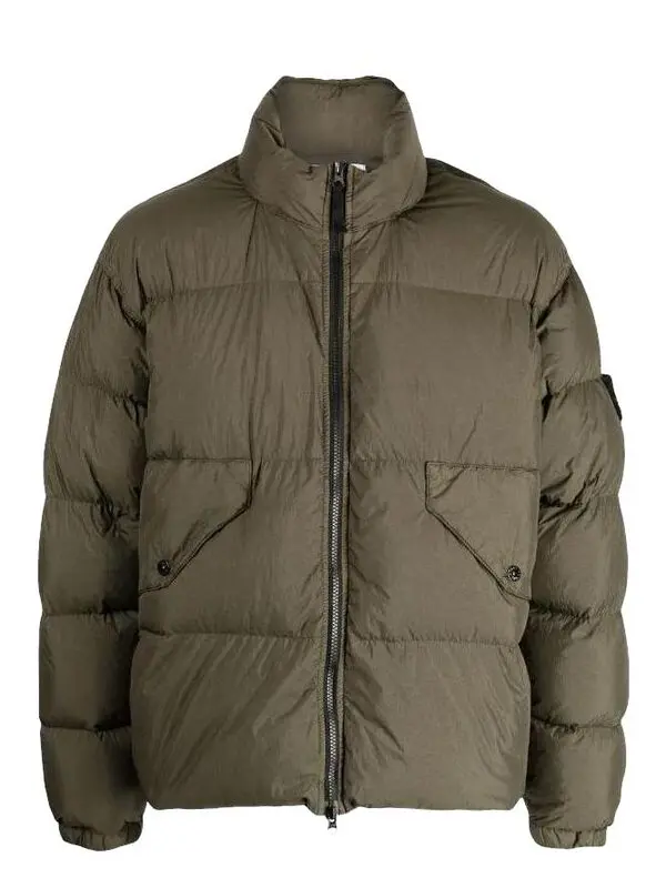 Stone Island Puffer Down Jacket - Olive Green