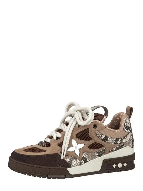 LOUIS VUITTON Skate Sneakers - Brown/white