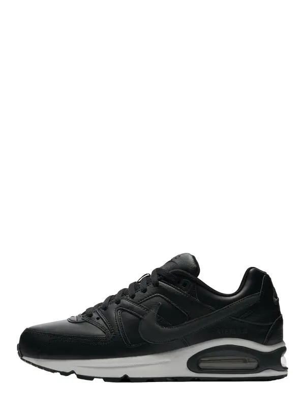 Nike Max Command Leather Sneakers - Black