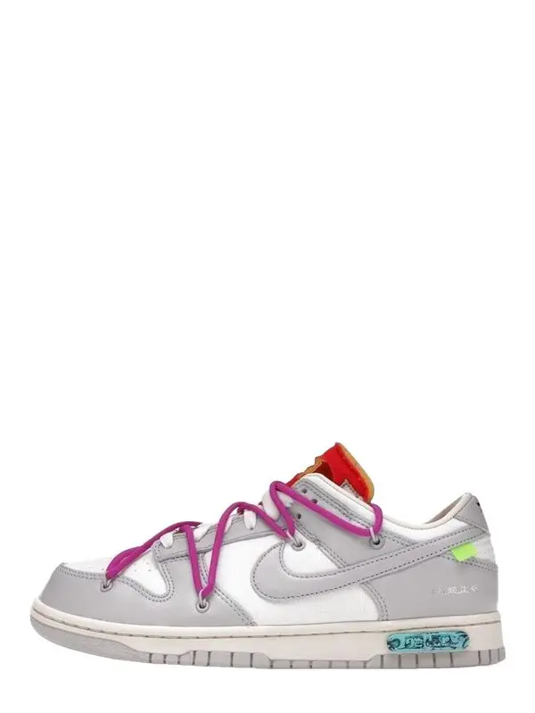 Nike X Off-white Dunk Low "the 50" Collection - Sail/neutral Grey-magenta