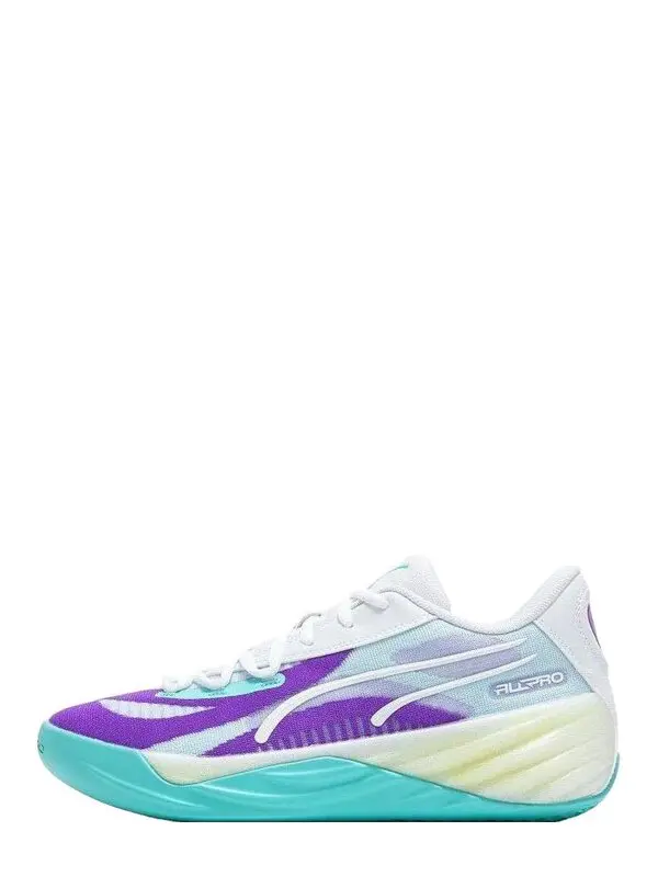 PUMA All-pro Nitro Sneakers - White/aqua/purple