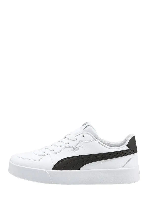 PUMA Skye Clean Low Top Sneakers - White/black