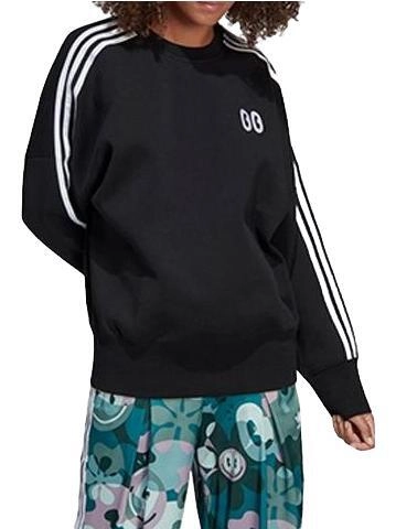 Adidas Originals Sporty Stripes Sweatshirt - Black