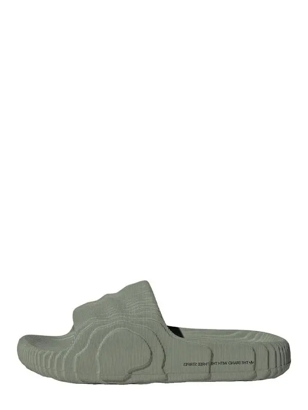 Adidas Adilette 22 Slides - Silver Green/silver Green/core Black