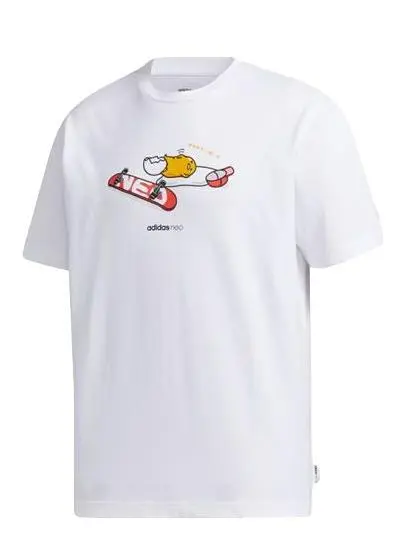 Adidas Neo Graphic Short Sleeve T-shirt - White