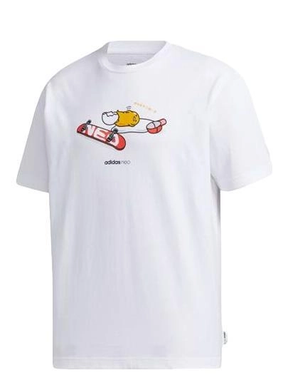 Adidas Neo Graphic Short Sleeve T-shirt - White