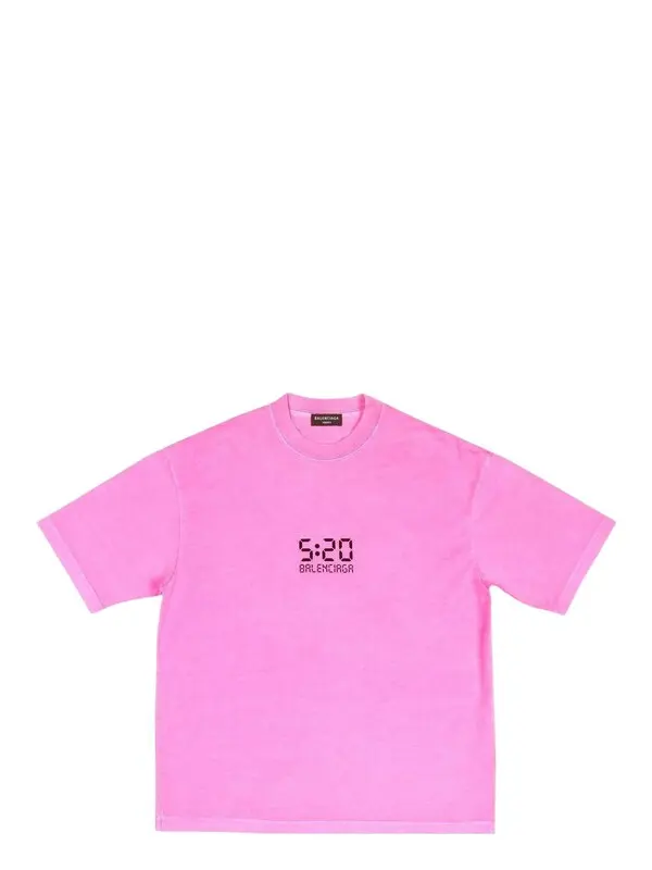 Balenciaga 5:20 Graphic T-shirt - Pink