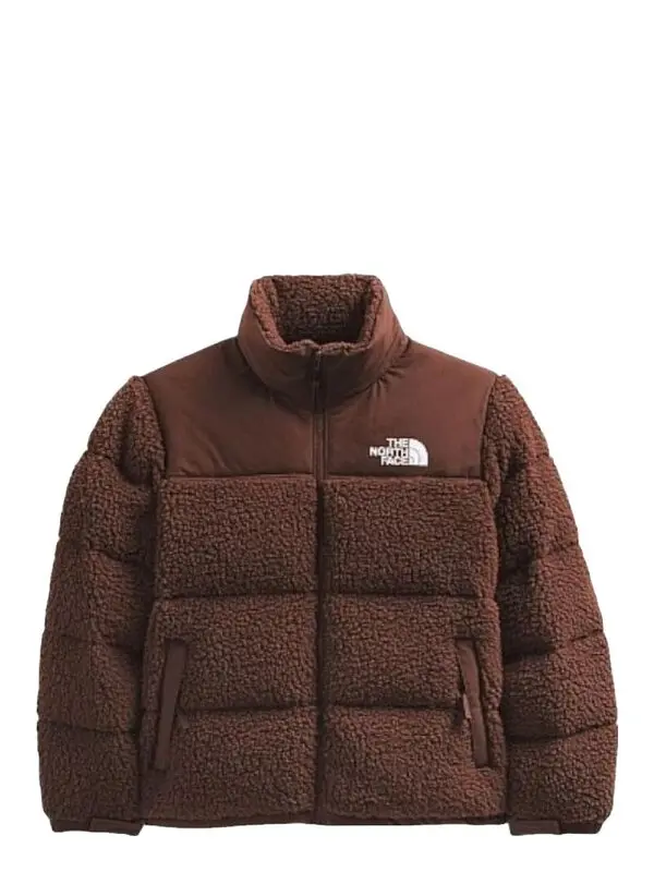 The North Face High Pile 600 Fill Down Nuptse Jacket - Dark Oak