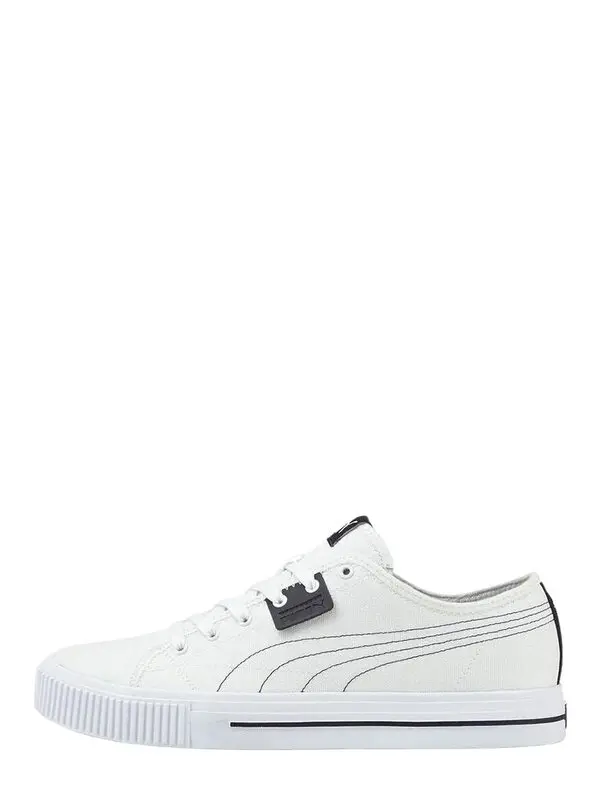 PUMA Ever Cv Casual Skateboarding Shoes - White/black