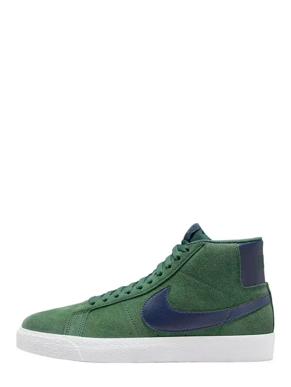 Nike Zoom Blazer Mid Sb High Top Sneakers - Green/blue