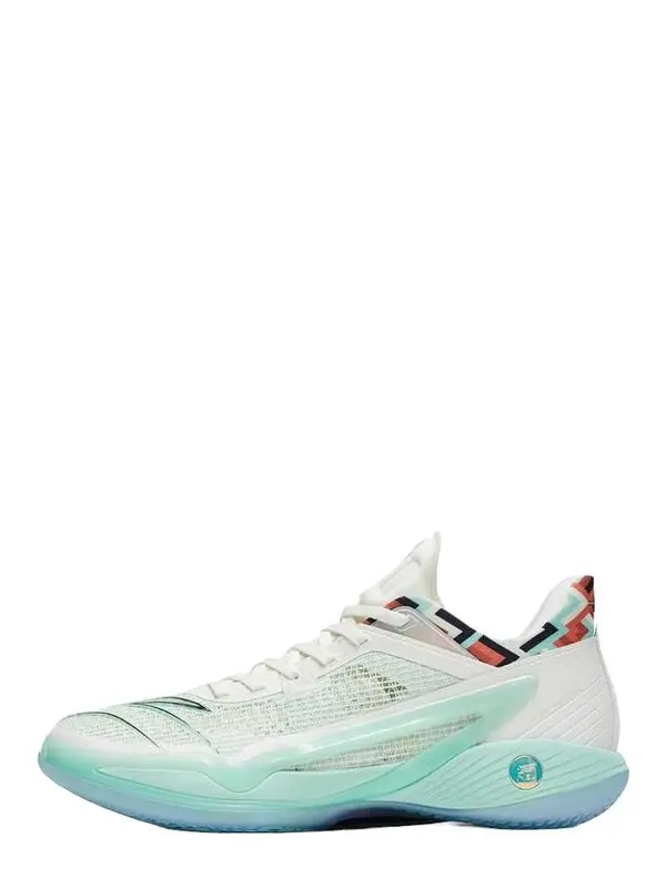 ANTA Light Crazy Up 4 'dragon Head' Athletic Sneakers - White/green