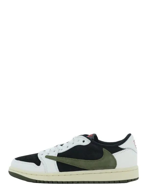 JORDAN 1 Retro Low Og Sp X Travis Scott "medium Olive - Sail/university Red/black