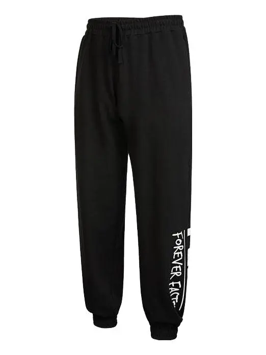 PUMA Graphic Track Pants 'black - Black/white