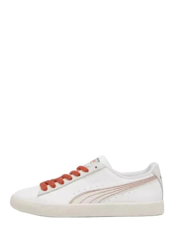 PUMA Clyde 'huskie' Sneakers - White/red
