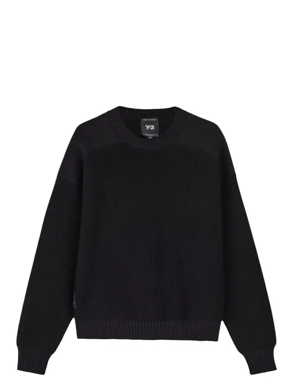 Adidas Y-3 Ut Knit Crew Sweater - Black