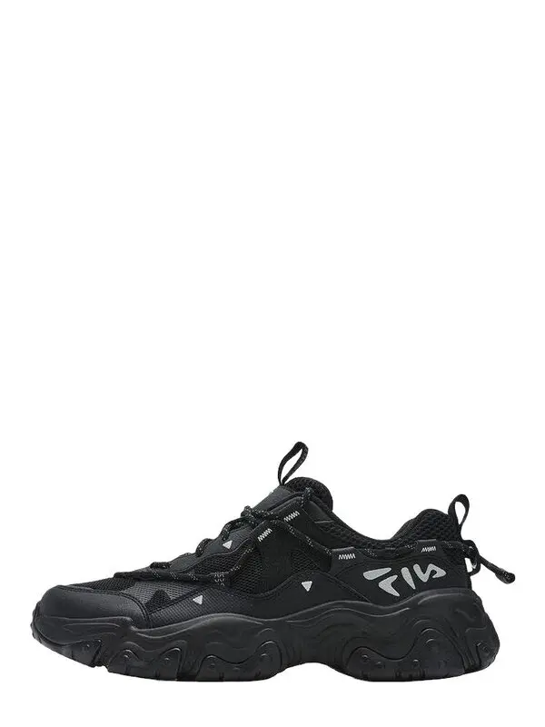 FILA Heritage Fluid Lace Up Sneakers - Black