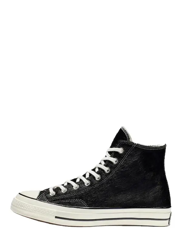 CONVERSE Chuck 70 Hi Pony Hair Sneakers - Black
