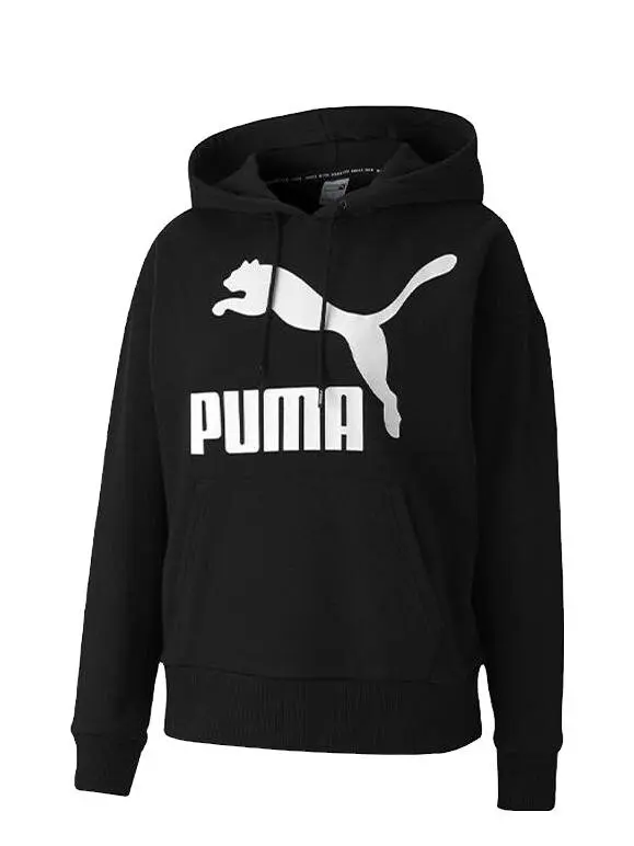 PUMA Classics Logo Printing Hoodie - Default Color