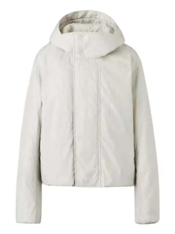 Uniqlo Pufftech Parka With High-performance Padding - Light Grey