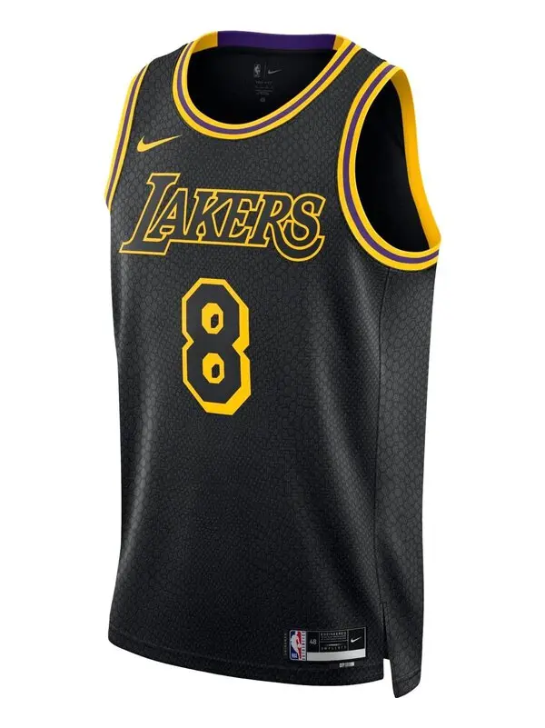 Nike Kobe Bryant Los Angeles Lakers City Edition Swingman Jersey #8 - Black
