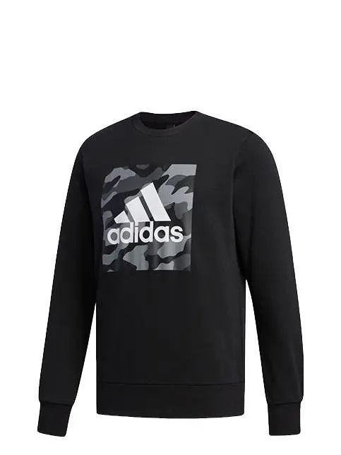 Adidas Camouflage Logo Pullover - Black