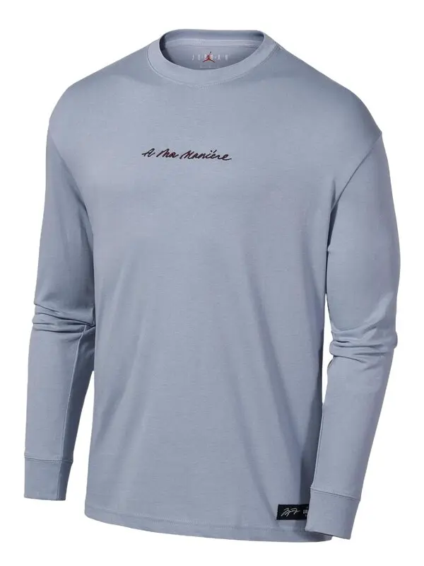 JORDAN X A Ma Maniere Ss22 Long Sleeve T-shirt - Light Blue