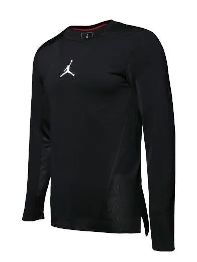 JORDAN Air Ultimate Flight Basketball Long Sleeve - Black