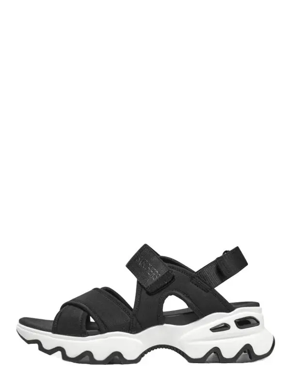 Sketchers Big Lug Sandals - Black/white
