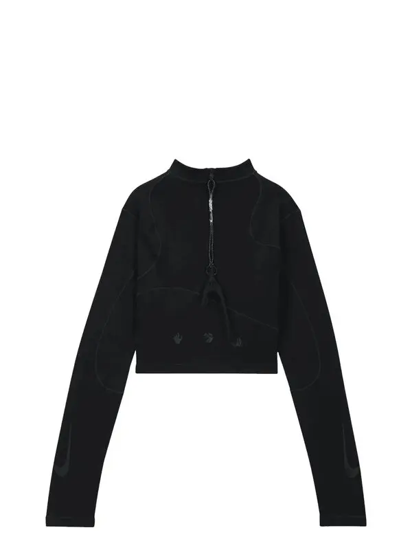 Nike X Off-white Dri-fit Long Sleeves Top - Black
