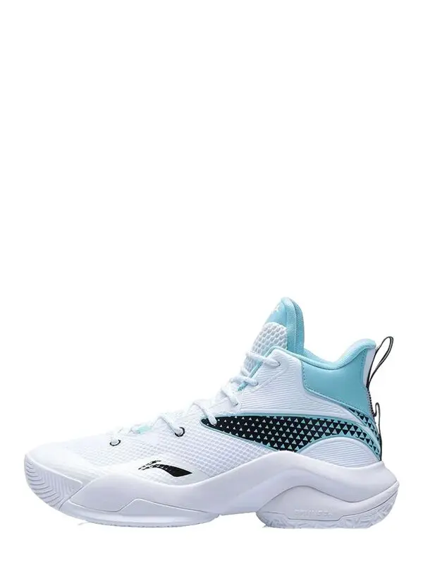LI-NING Power Athletic Sneakers - White/black/crystal Blue