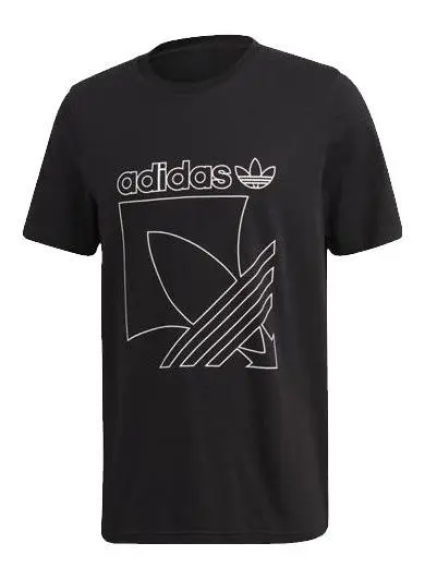 Adidas Originals Sprt 3s Tee Sports Short Sleeve - Black