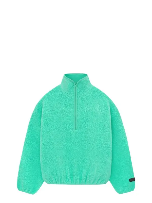 Fear Of God Nylon Half Zip Mockneck - Mint Leaf