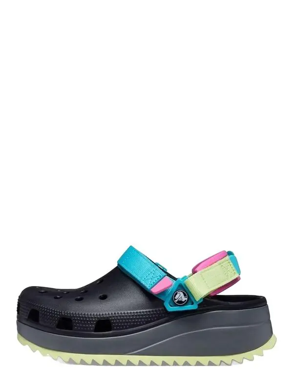 CROCS Classic Hiker Clog - Black/blue/yellow
